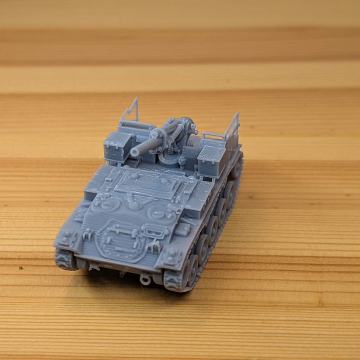 3D Printable M41 155 mm GMC - Gorilla (US, WW2+Korean war) by Wargame3d