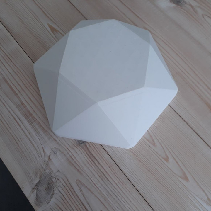 3D Printable Large Hex Bowl by Alexis Darrius Maximus