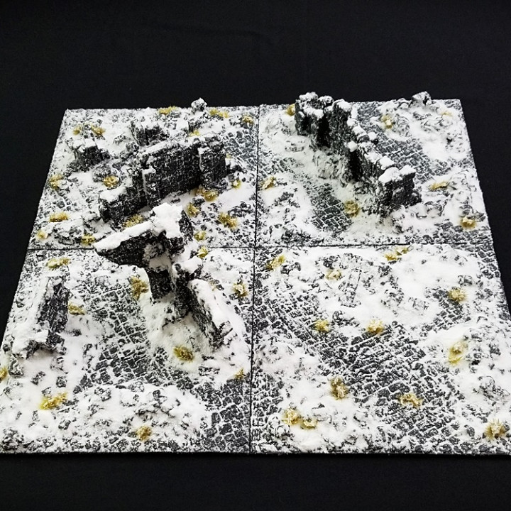 3D Printable Ancient Ruined City Modular Tiles - Encounter Set by ...