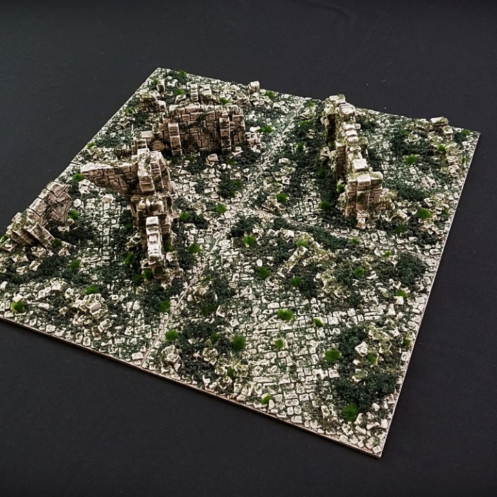 3D Printable Ancient Ruined City Modular Tiles - Encounter Set by ...