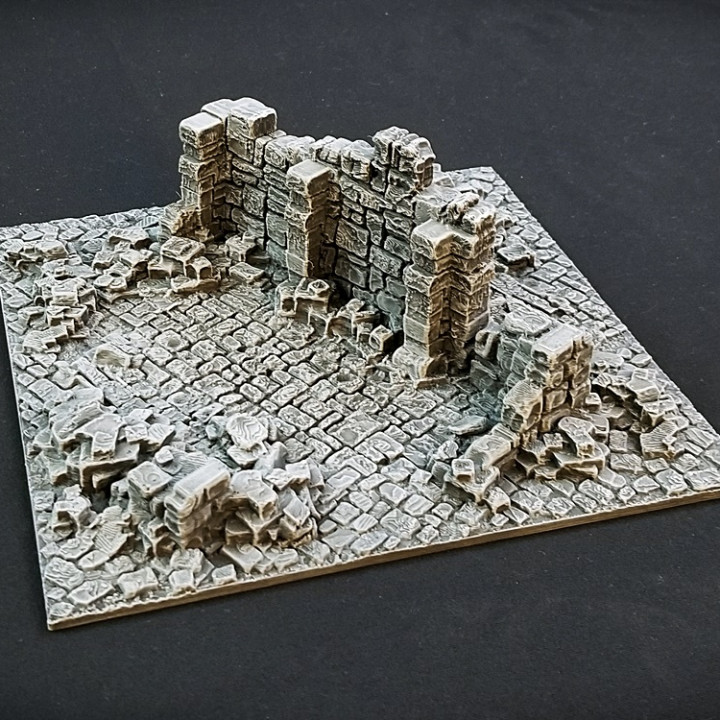3D Printable Ancient Ruined City Modular Tiles - Encounter Set by ...