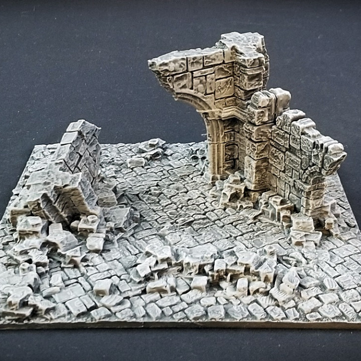 3D Printable Ancient Ruined City Modular Tiles - Encounter Set by ...