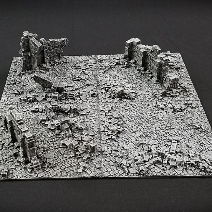3D Printable Ancient Ruined City Modular Tiles - Encounter Set by ...