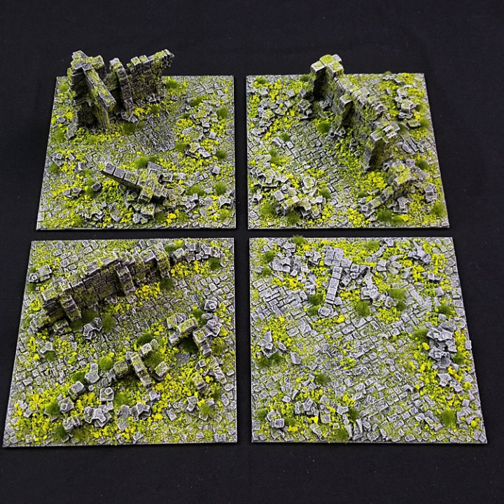 3D Printable Ancient Ruined City Modular Tiles - Encounter Set by ...