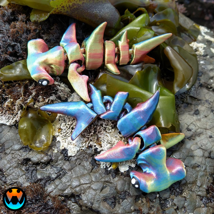 3D Printable Tiny Hammerhead by Cinderwing3D