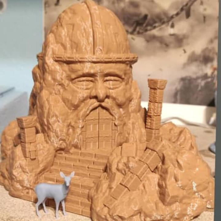 3D Printable Dwarf-Mine gate by MUJJA'S FORGE