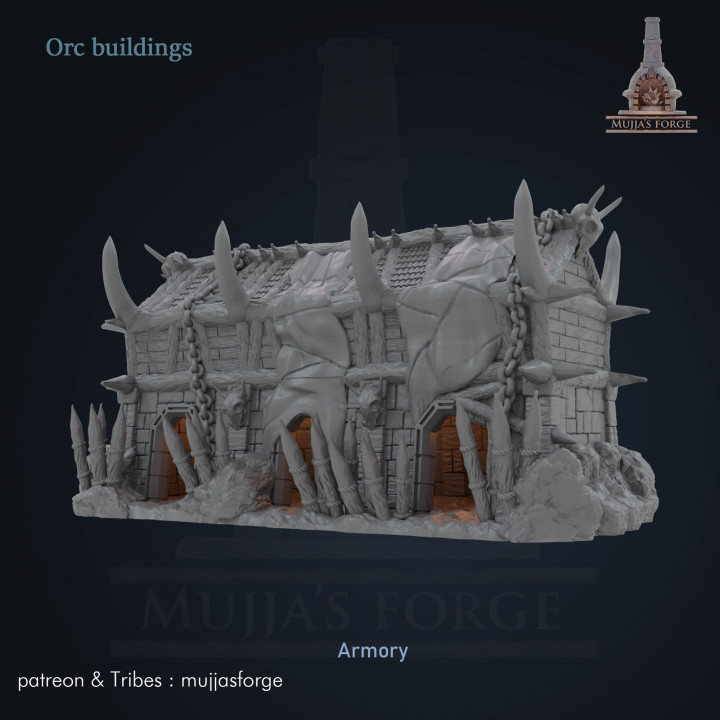 3D Printable Orcs-Armory by MUJJA'S FORGE