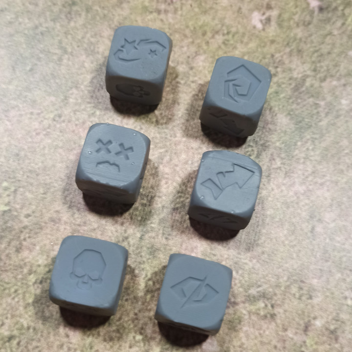 3D Printable conditions marker for tabletop games by Mateusz Jaworski
