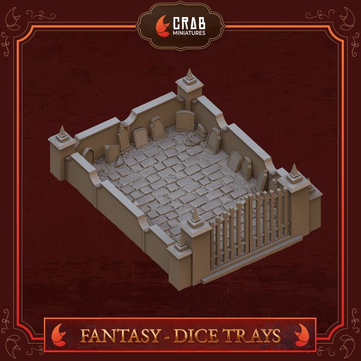 Download Fantasy Dice Trays von Crab Miniatures