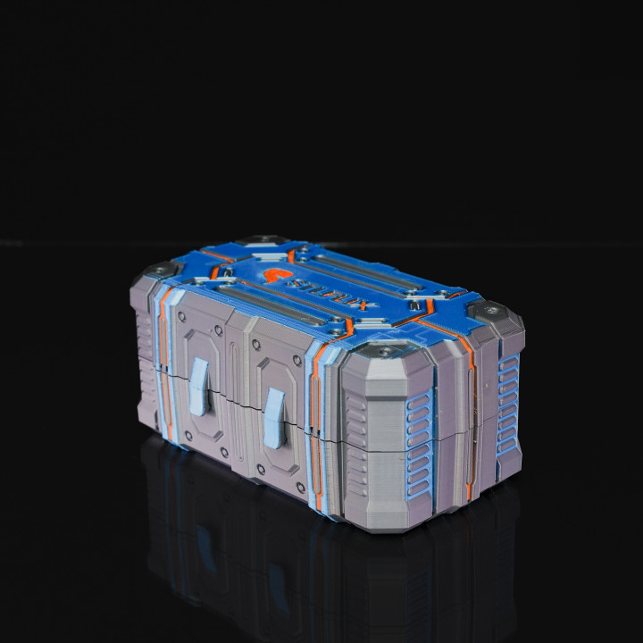 3D Printable Astronaut's Extra Storage Box by Stlflix