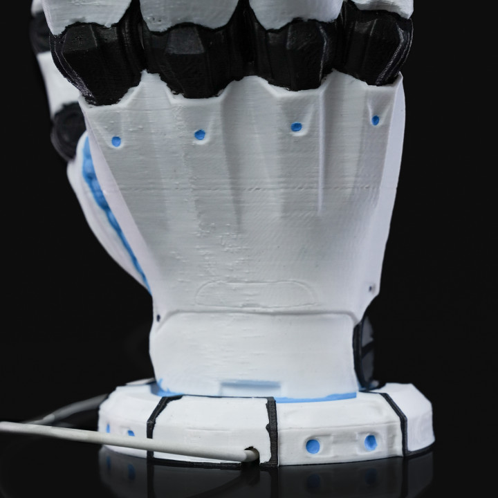 3D Printable Android Hand Phone Holder by Stlflix