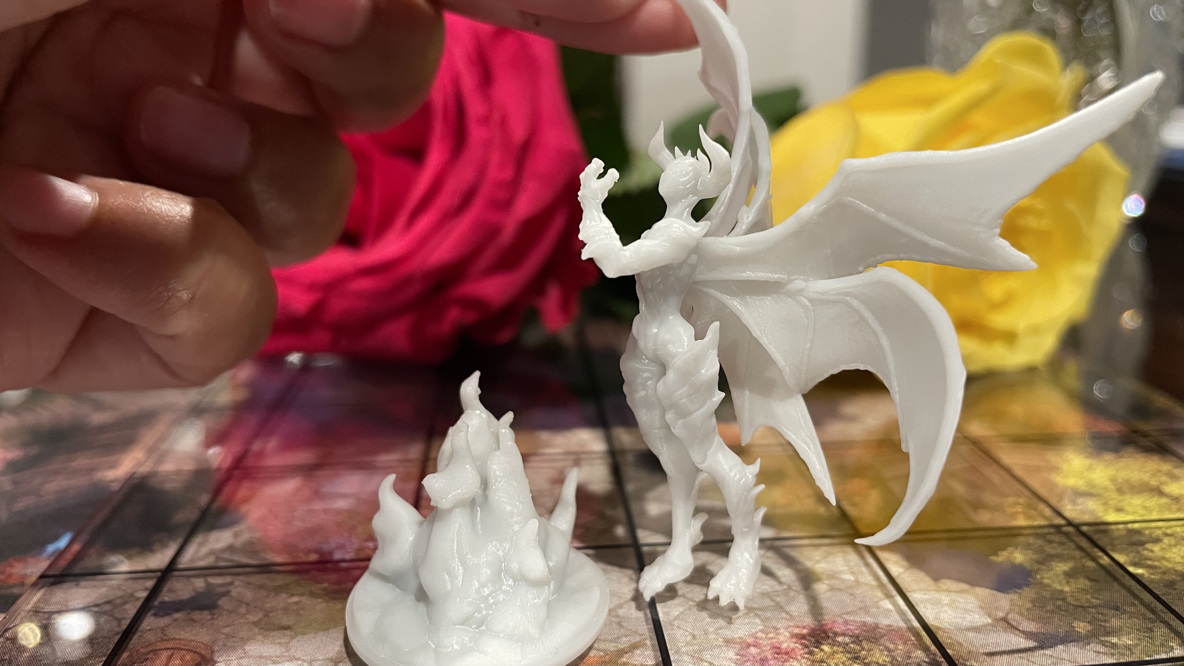 3D Printable Six wing arch demon by Village's Hope Miniatures