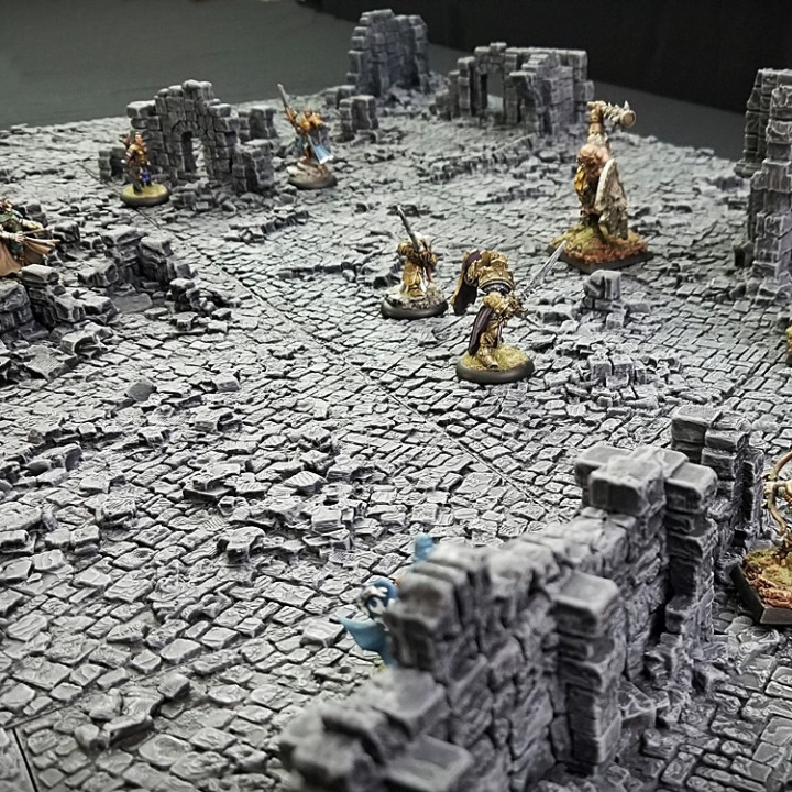 3D Printable Ancient Ruined City Modular Tiles - Deluxe Core Set by ...
