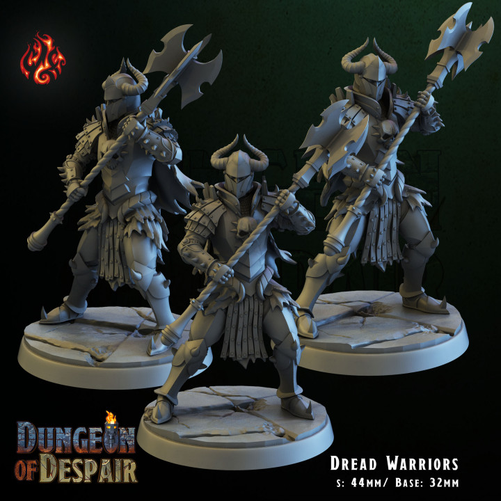 3D Printable Dread Warriors by Crippled God Foundry