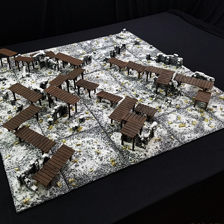 3D Printable Wooden Platforms by Terrainify