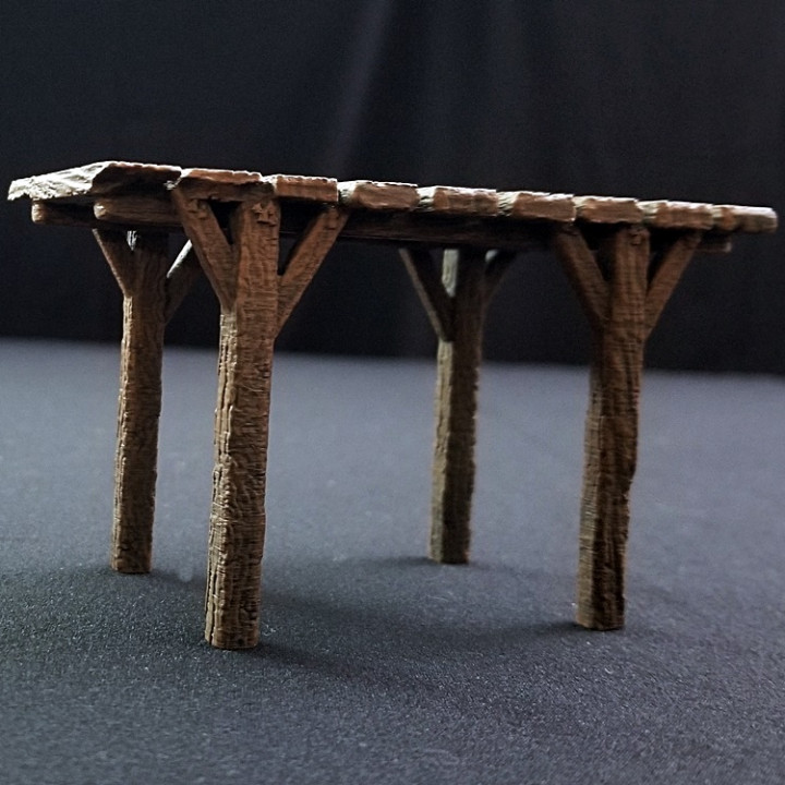 3D Printable Wooden Platforms by Terrainify