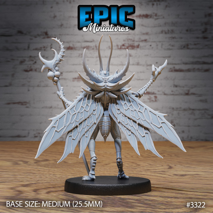 3D Printable Mosquito Folk Set / Flying Blood Insect / Evil Insectoid ...