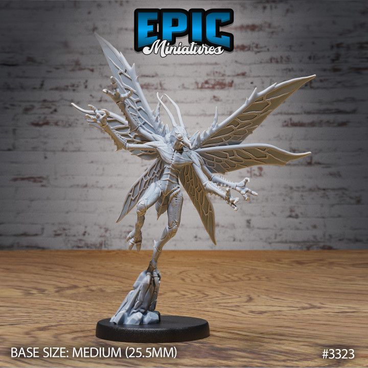 3D Printable Mosquito Folk Set / Flying Blood Insect / Evil Insectoid ...