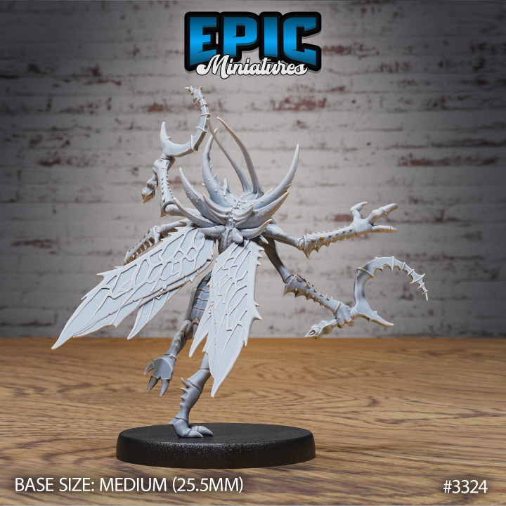 3D Printable Mosquito Folk Set / Flying Blood Insect / Evil Insectoid ...