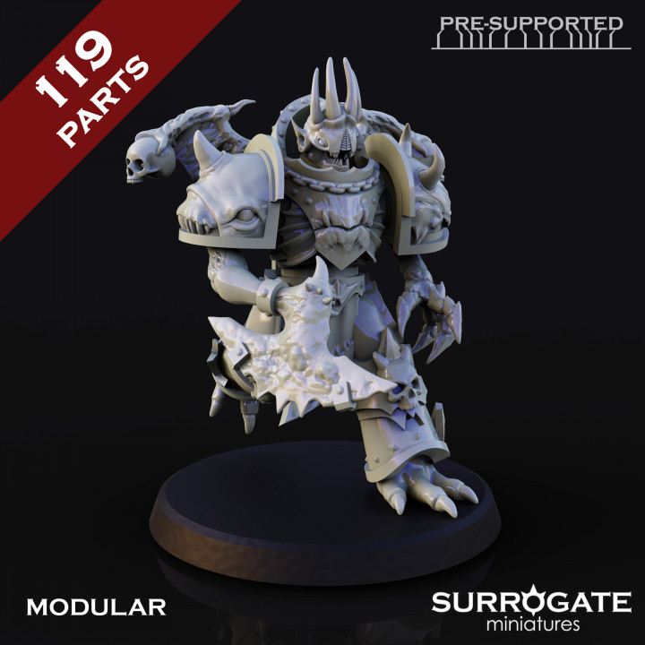 3D Printable Night Chosen, Surrogate Miniatures June 2023 Modular Unit ...