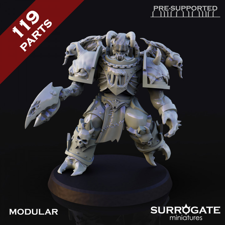 3D Printable Night Chosen, Surrogate Miniatures June 2023 Modular Unit ...
