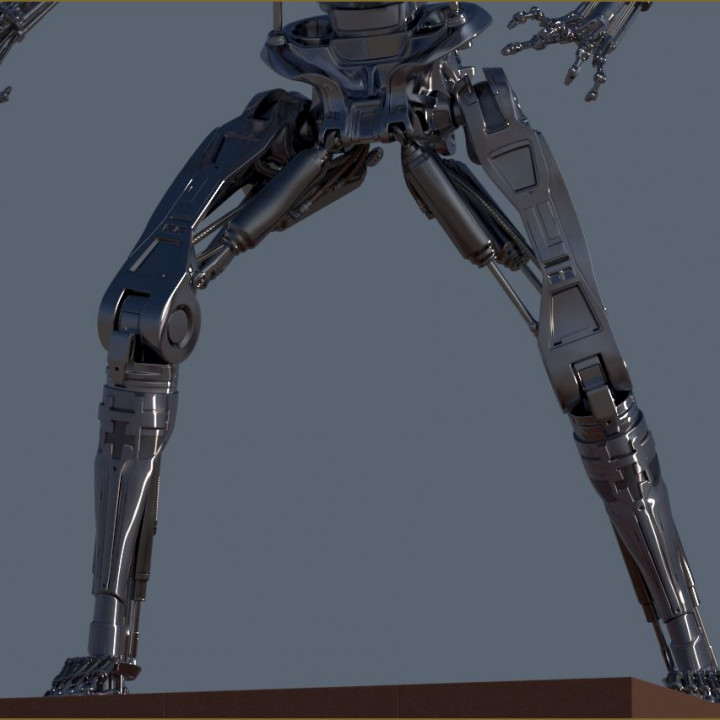 3D Printable XTerminators T-800 Endoskeleton T1 V4 High Detal by SKYNET