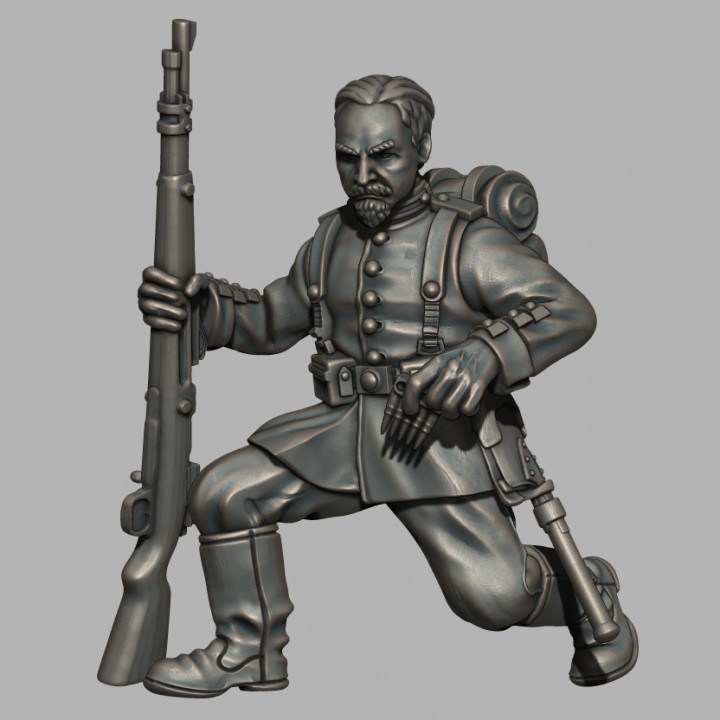 3D Printable German Sea Battalion (WW1 Marines) by Wargames Atlantic