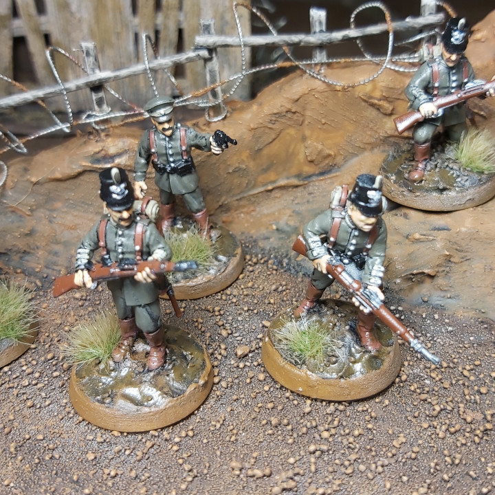 3D Print of German Sea Battalion (WW1 Marines) by tobiasvoss