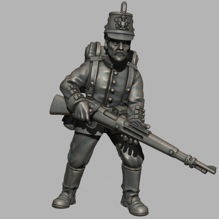 3D Printable German Sea Battalion (WW1 Marines) by Wargames Atlantic