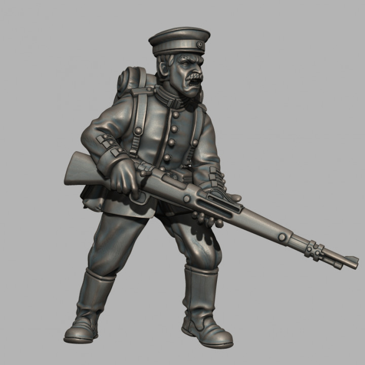 3D Printable German Sea Battalion (WW1 Marines) by Wargames Atlantic