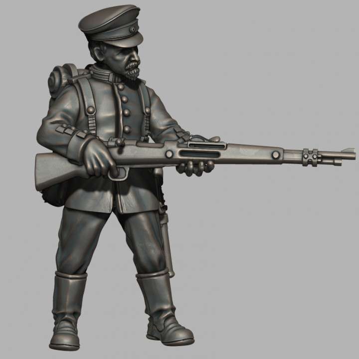 3D Printable German Sea Battalion (WW1 Marines) by Wargames Atlantic