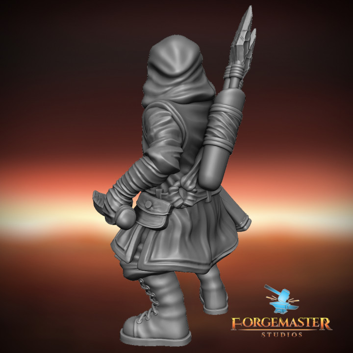 3D Printable Rockhound Dagger Pose 02 by Forgemaster Studios