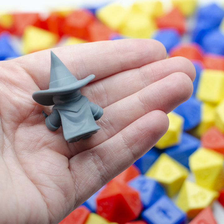 3D Printable Small Wizard by Found Family Adventurecrafts