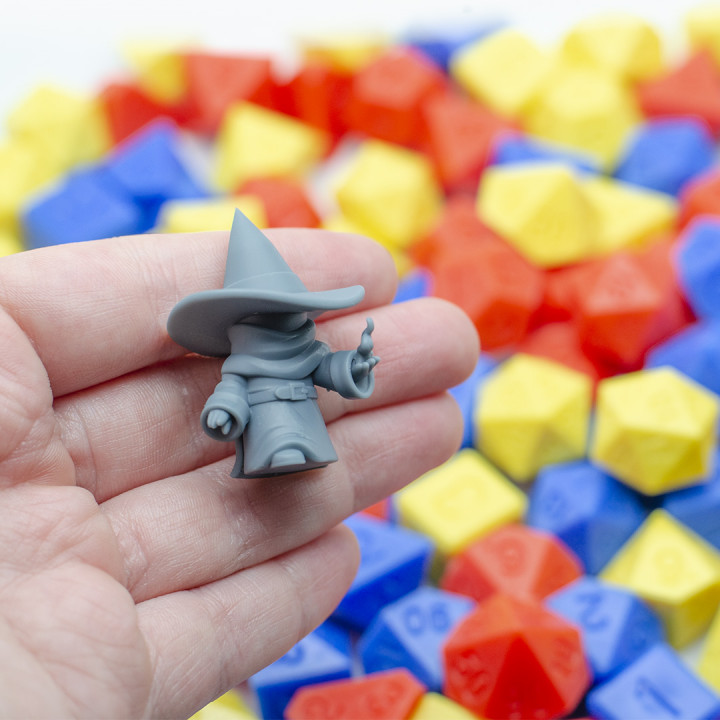 3D Printable Small Wizard by Found Family Adventurecrafts