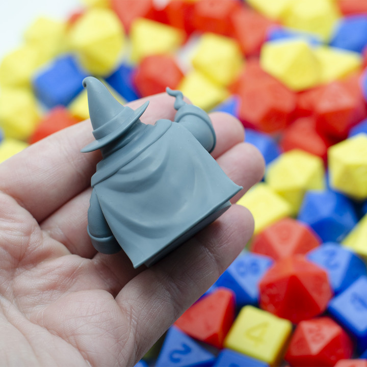3D Printable Big Wizard by Found Family Adventurecrafts