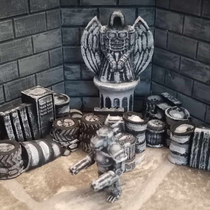 3D Print of Gamma Beast (32mm scale, scaleable) by ForTheGoldenEgg