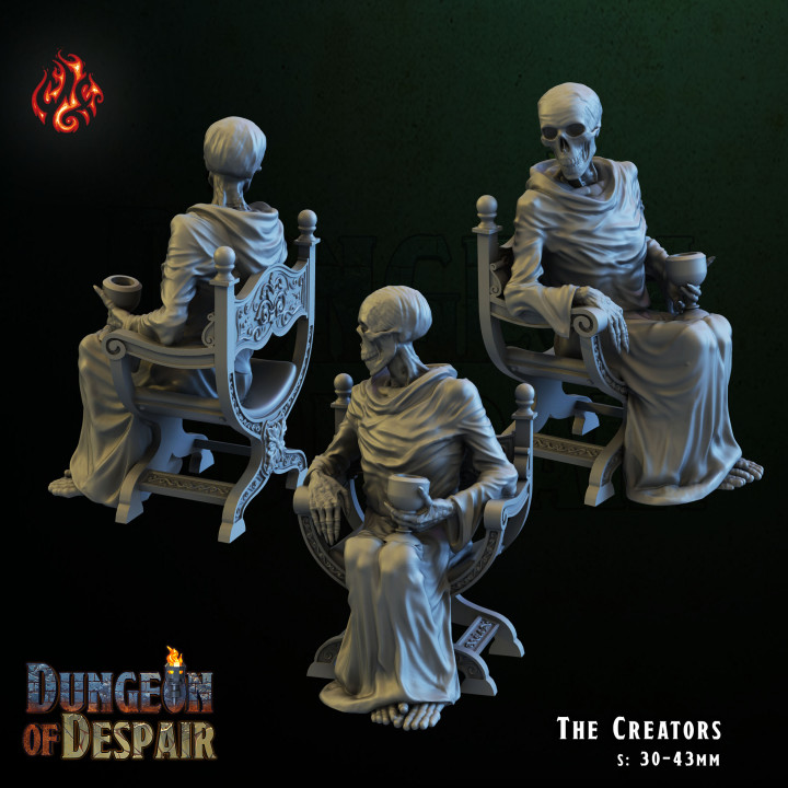 3D Printable The Creators by Crippled God Foundry