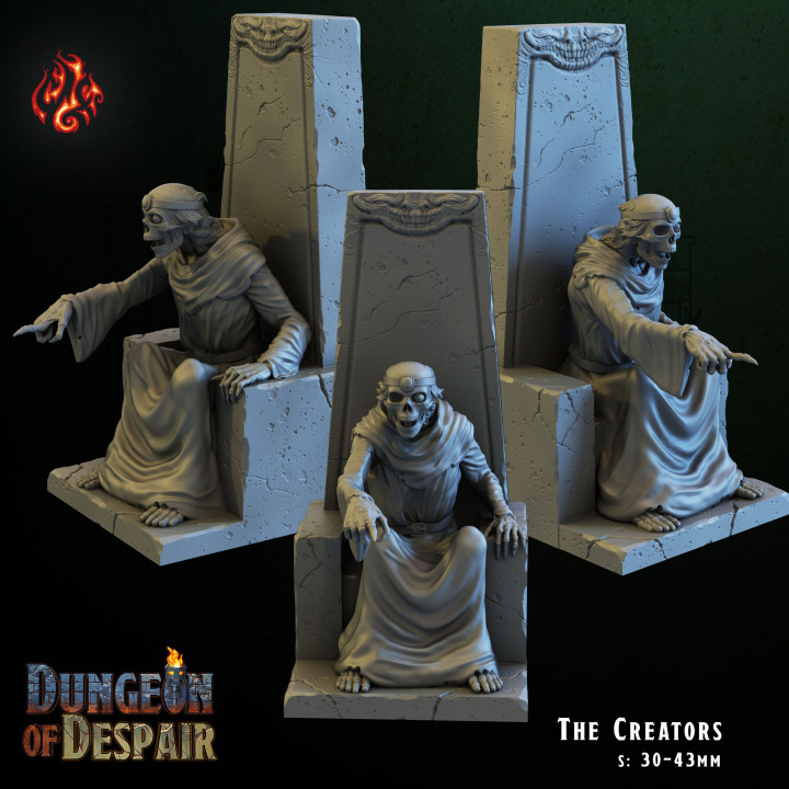 3D Printable The Creators by Crippled God Foundry