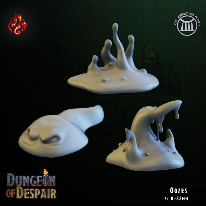 3D Printable Oozes by Crippled God Foundry