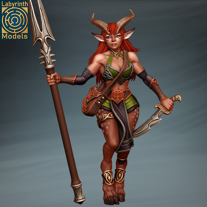 3D Printable Fauns by Labyrinth Models
