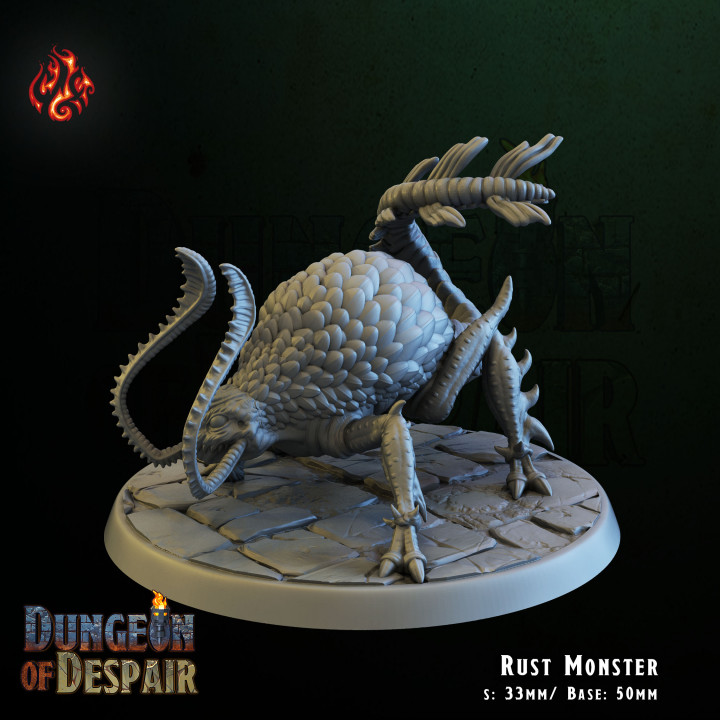 3D Printable Rust Monster by Crippled God Foundry