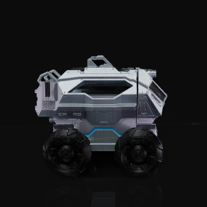 3D Printable LPEV Lunar Rover 4x4 by Stlflix