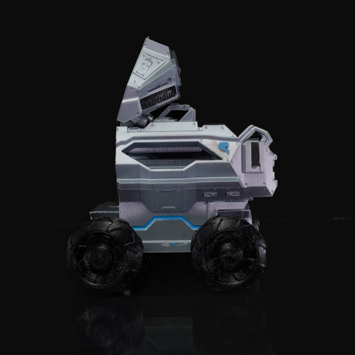 3D Printable LPEV Lunar Rover 4x4 by Stlflix