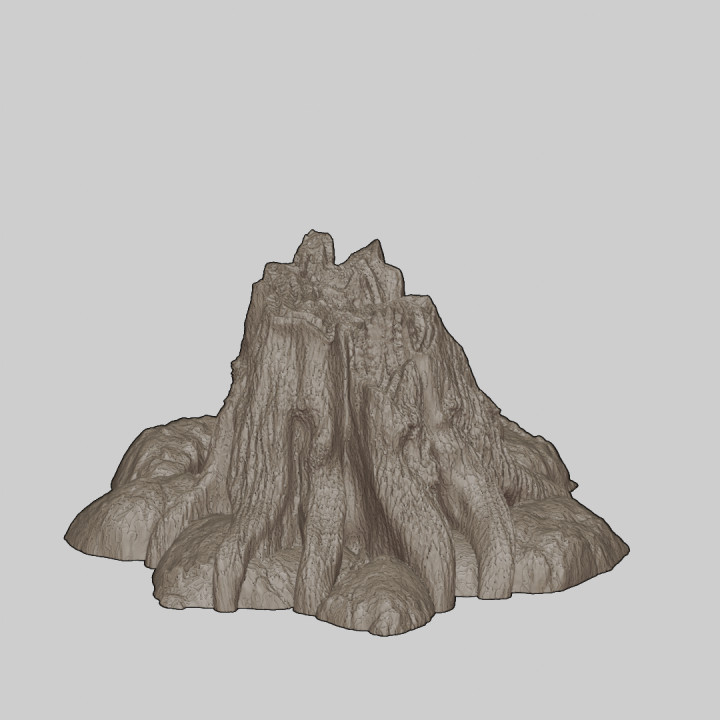 3D Printable Tree Stump by Dani Amengual
