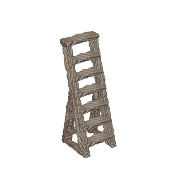3D Printable Small Ladder by Dani Amengual