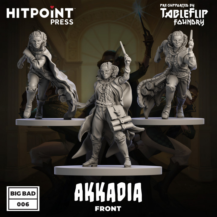 3D Printable BIG BADS - Akkadia by Hit Point Press