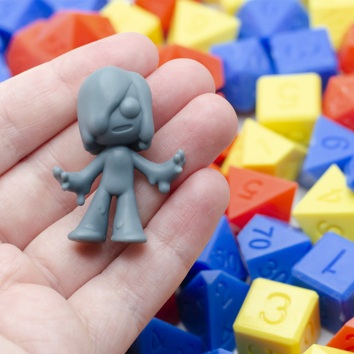 3D Printable Labyrinthula, Slimefolk Rascal by Found Family Adventurecrafts