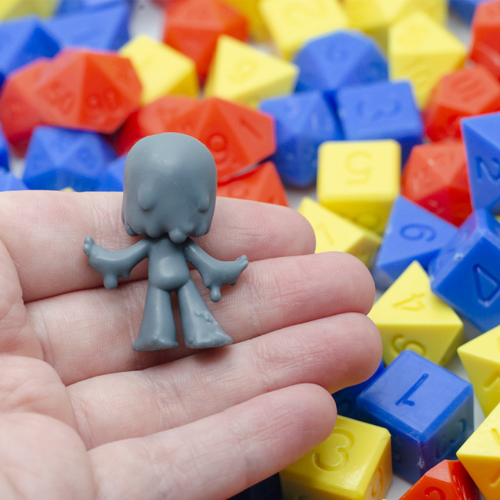 3D Printable Labyrinthula, Slimefolk Rascal by Found Family Adventurecrafts