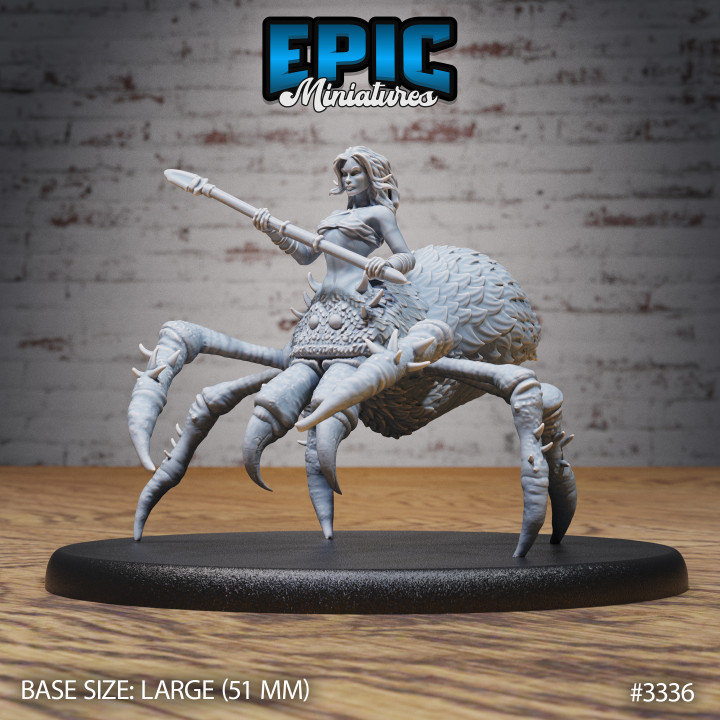 3D Printable Arachne Spider Lady Set / Evil Arachnid Tribe / Forest ...
