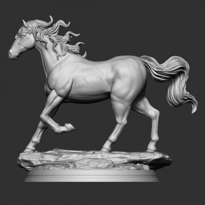 3D Printable Horse by YD STUDIO